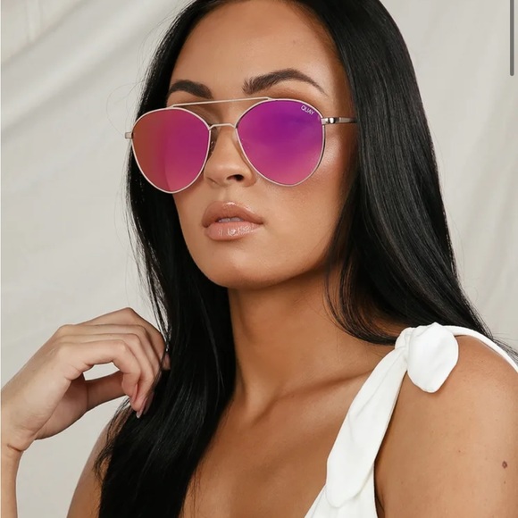 Quay Australia | Accessories | Quay Dragon Fly Matte Gold And Pink ...